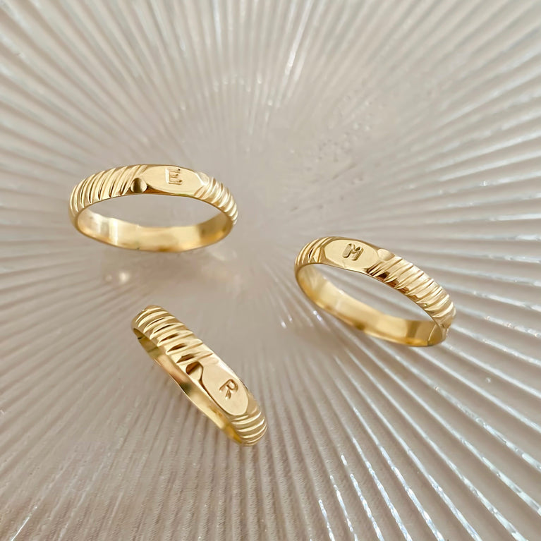 Initial Signet Ring GF – Rune and Light