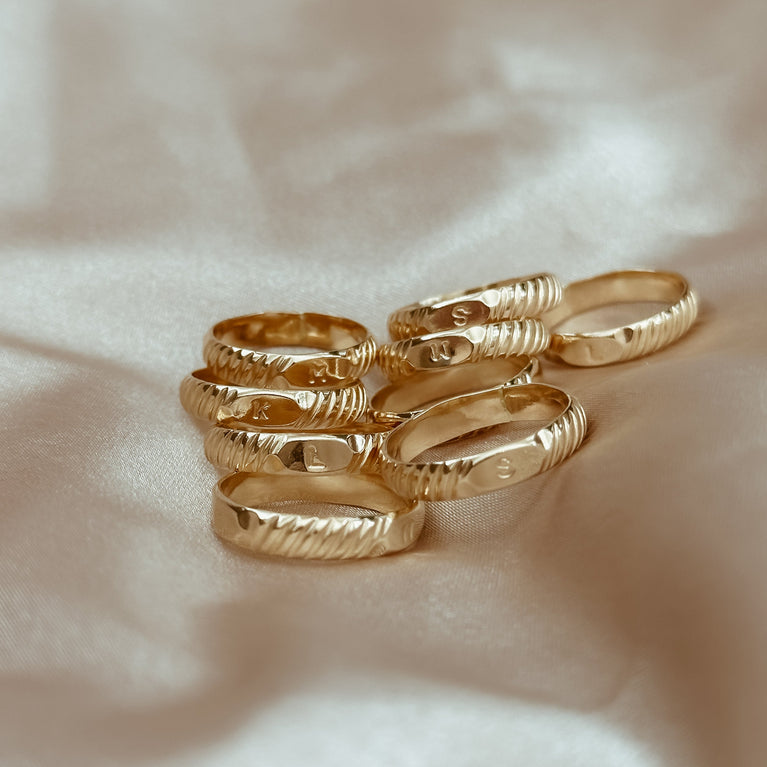 Initial Signet Ring GF – Rune and Light